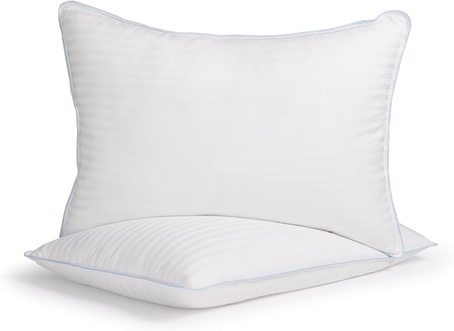 eLuxurySupply 2-Pack Premium Bed Pillows - Medium Density and Medium ...