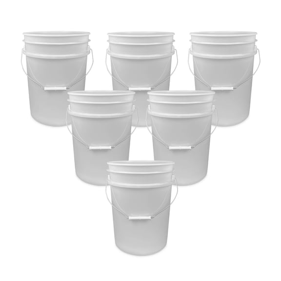 Clear 5 Gallon Bucket