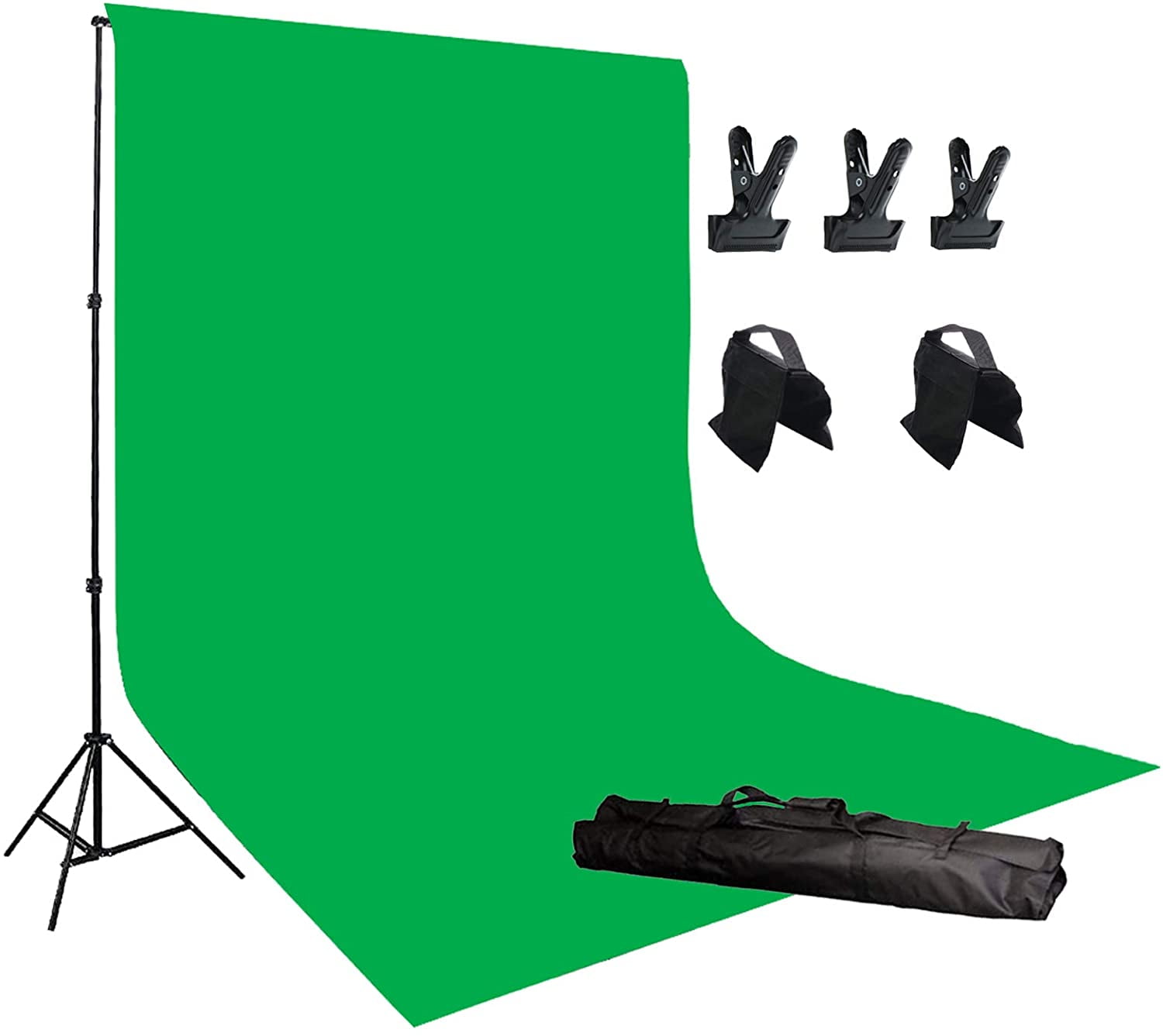 ePhotoInc 10' x 12' Chroma Key Green Screen Studio Background Photo ...