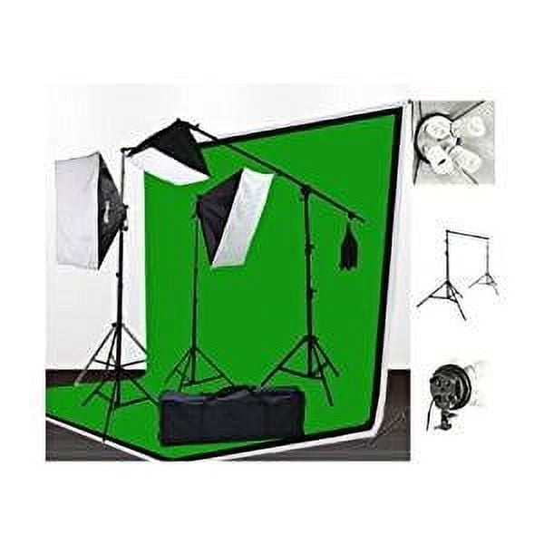 ePhotoInc 3 pieces 6x9 Chromakey Green Screen Muslins Backdrops ...
