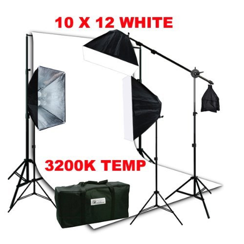ePhotoInc 3200K Warm Lighting 2700 Watt Photography Video Continuous ...