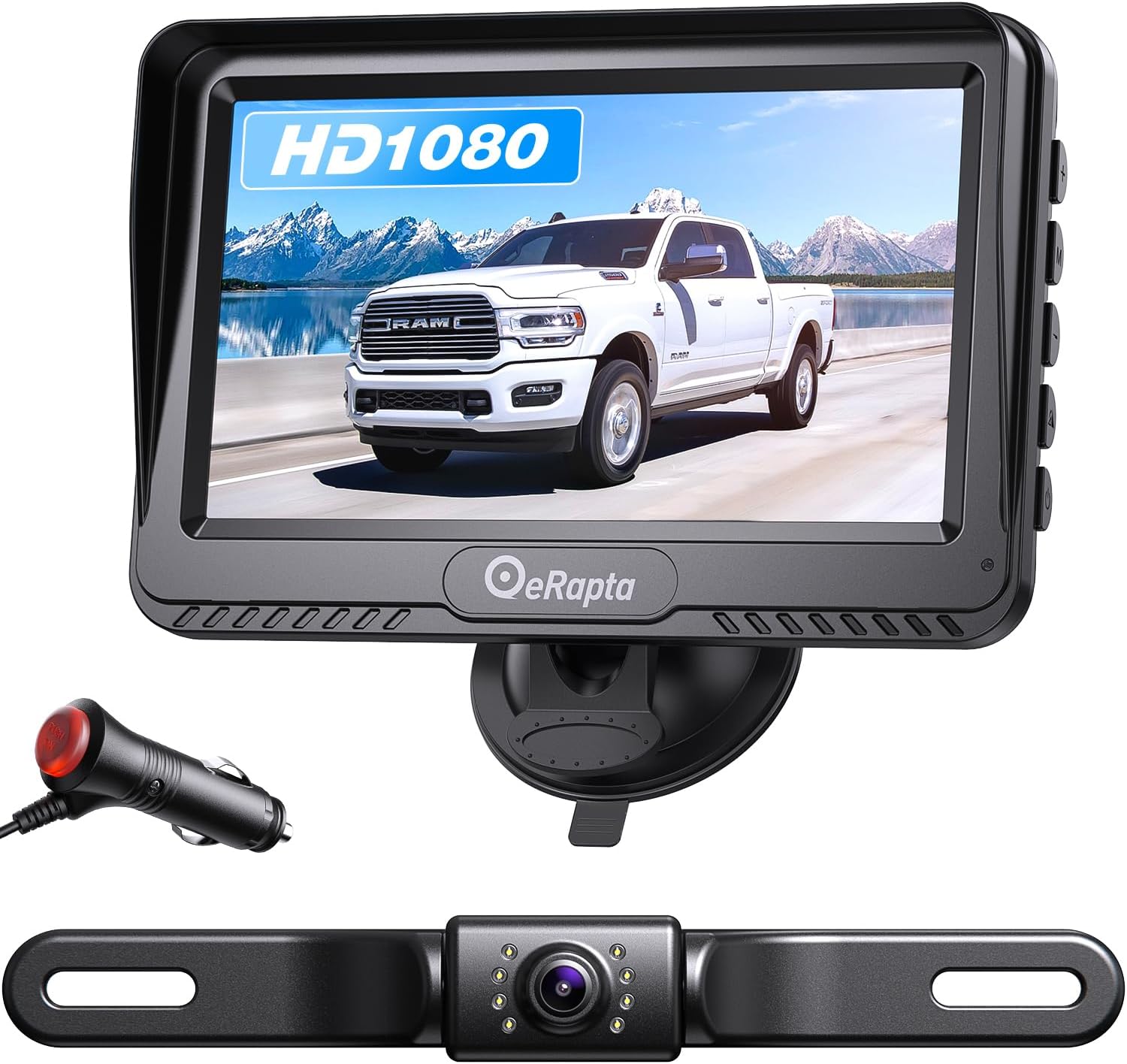 ZEROXCLUB Wireless Backup Camera 7'' Monitor IP69 Waterproof Car Rear ...