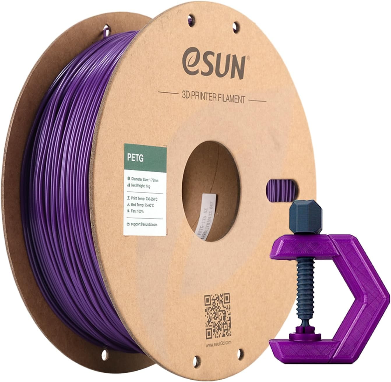 eSUN PETG Filament 1.75mm, 3D Printer Filament PETG, Dimensional ...
