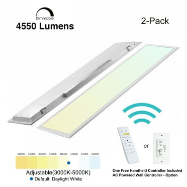 Luxrite 1x4 FT LED Flat Panel Light 30/35/40W 3 Color Options Backlit ...