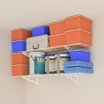 BENTISM Metal 2PCS 4x2 ft Heavy Duty Wall Mounted Garage Storage ...