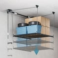 eShelf 4X4 ft Lifting Ceiling Garage Storage Rack, Up to 300 Lbs ...