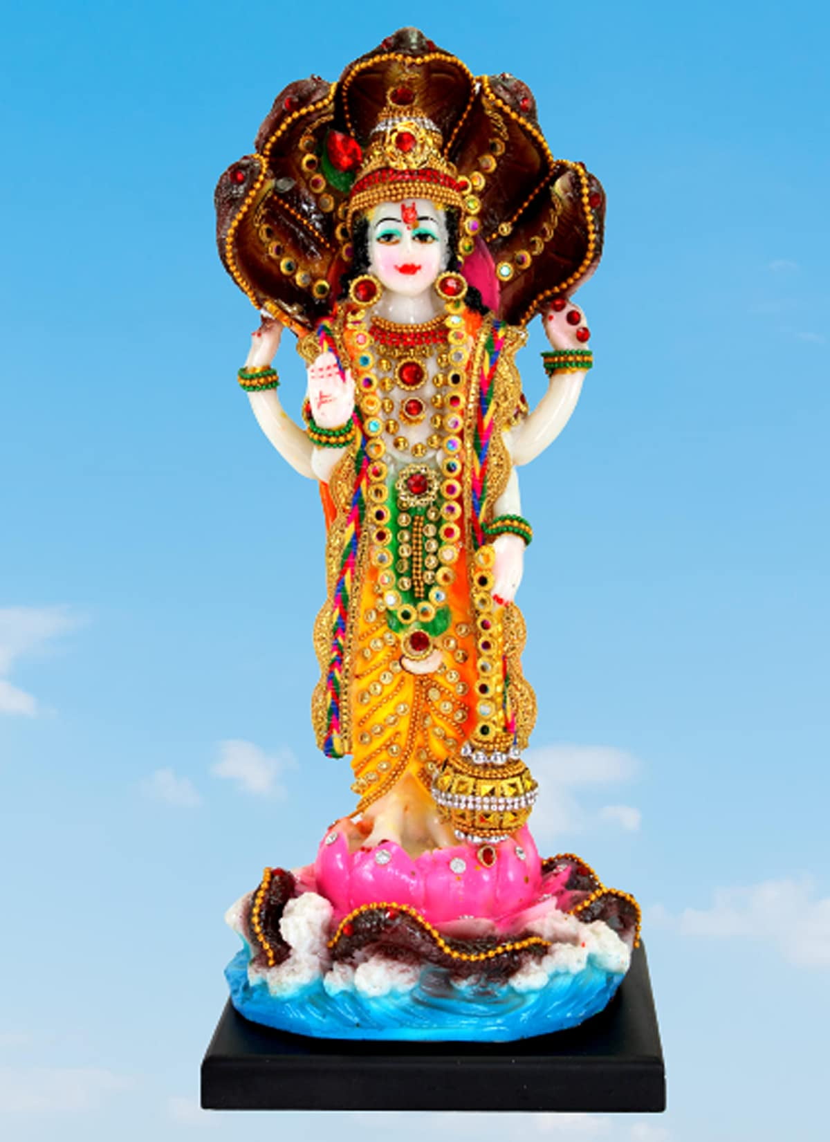 eSplanade Resin Lord Vishnu Narayana Moorti Murti Idol Statue | Pooja ...