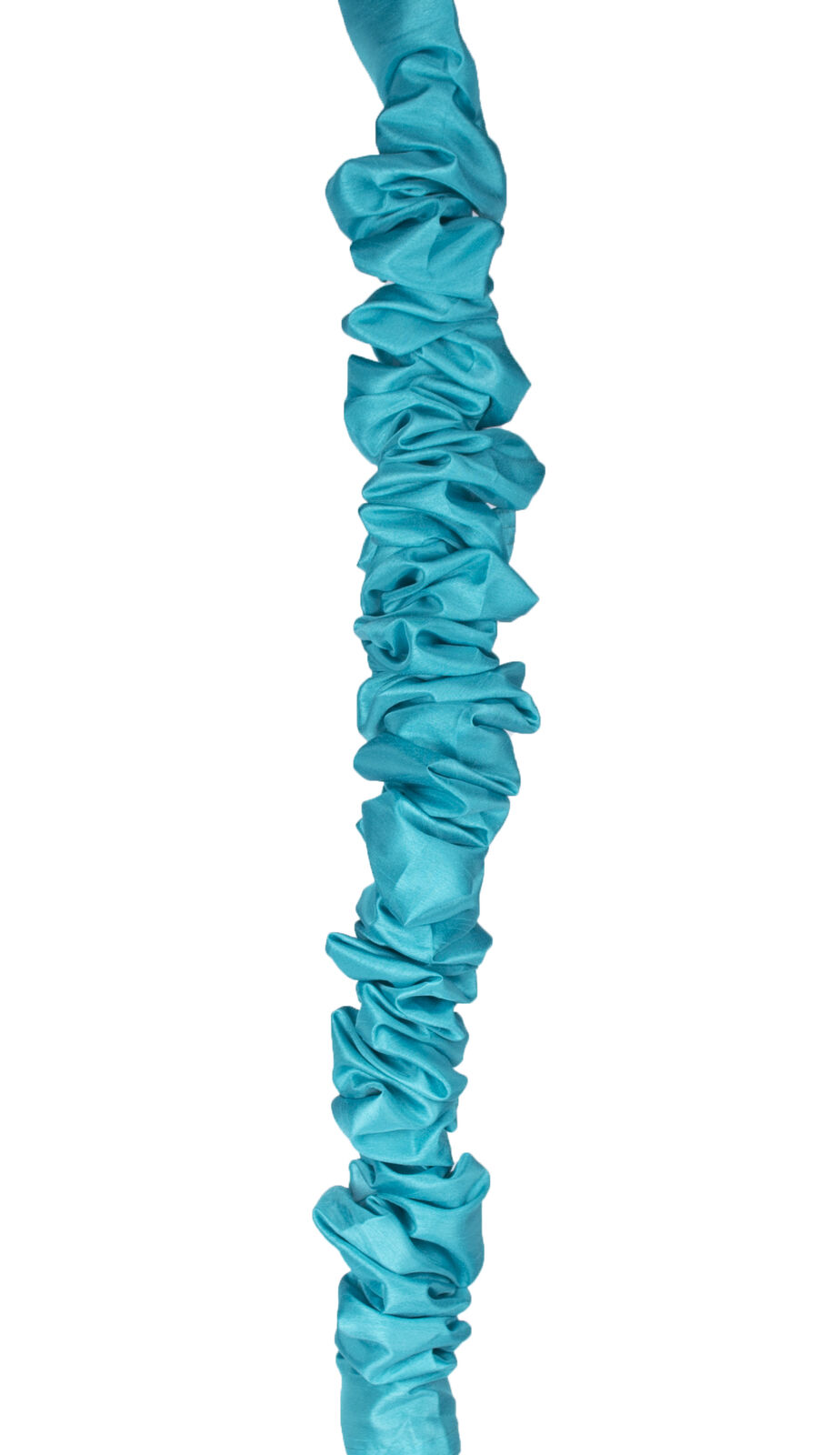 eTeckram 5 ft Fabric Cord Cover, Turquoise，Faux Silk - Walmart.com