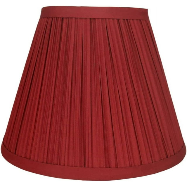 eTeckram Mushroom Pleated Softback Lamp Shade, Faux Silk, 5-inch by 9 ...