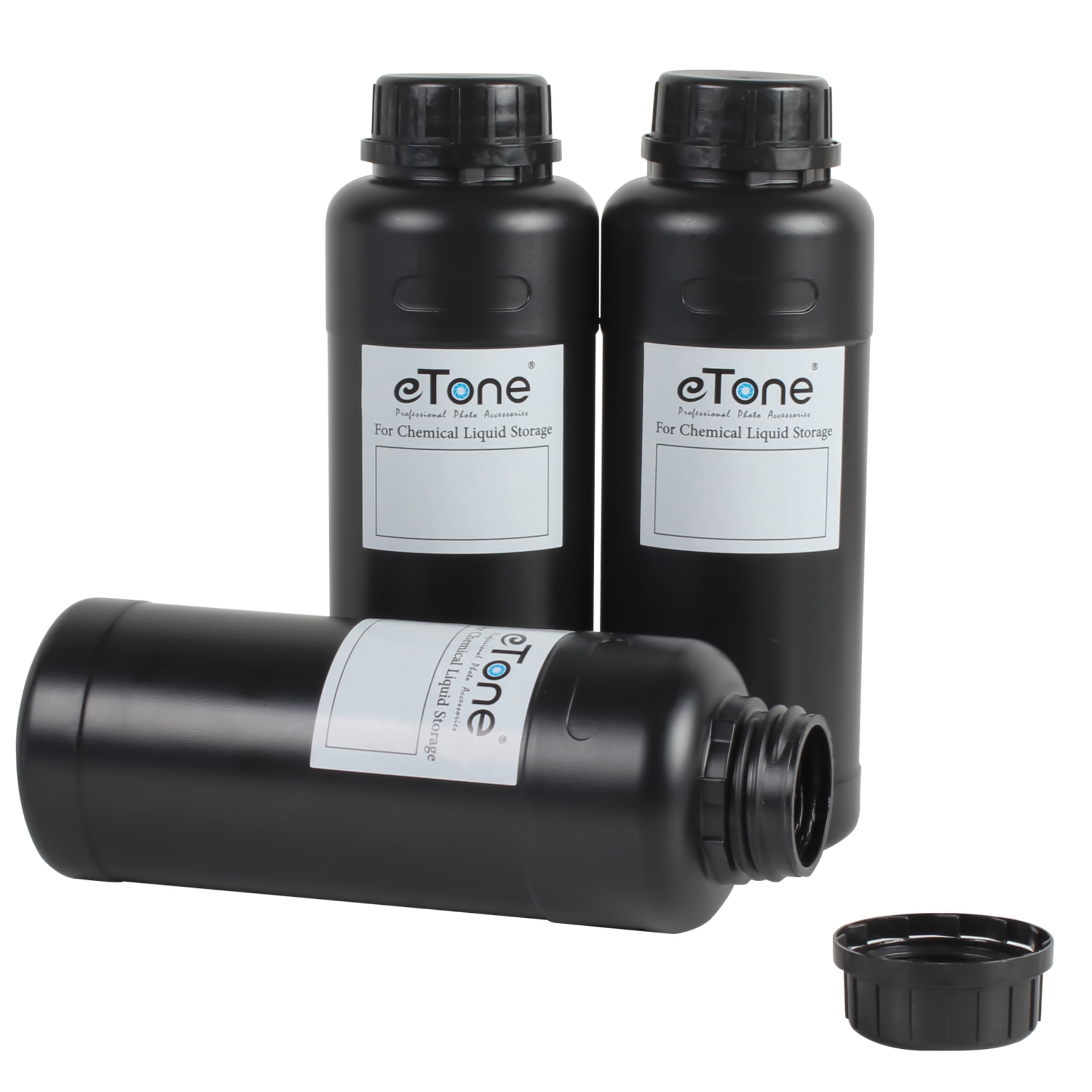 eTone 3PCs Empty 16.9 oz Chemical Bottles for Liquid Simple Durable ...