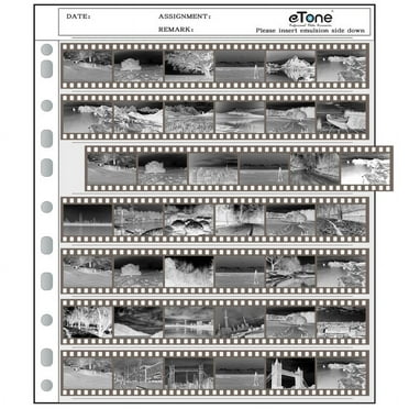 2 x Print File Archival Storage Sheets 35-7B25 for 35mm Film Negatives ...