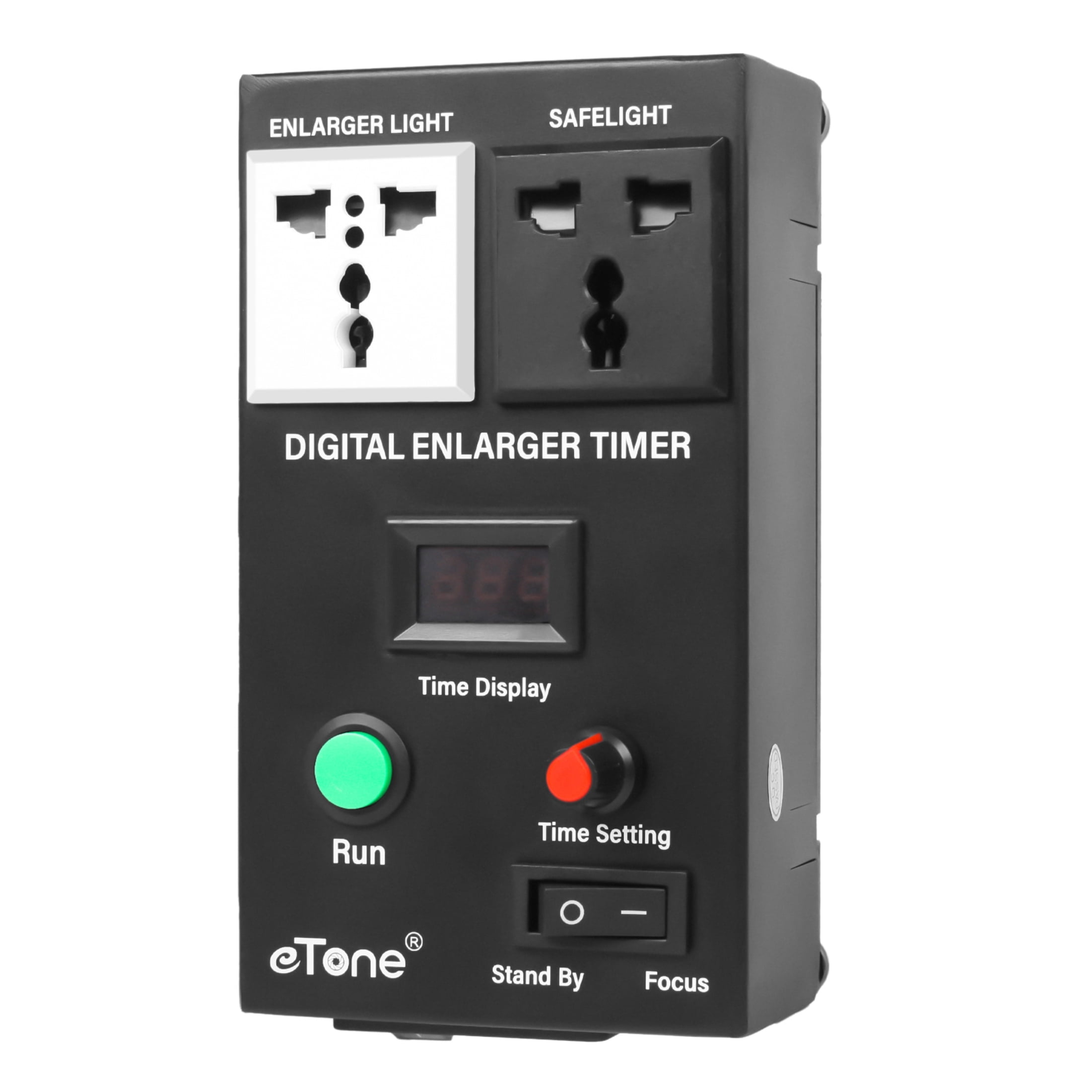 eTone Precision Digital Darkroom Enlarger Timer with Foot Switch, 0.1 ...