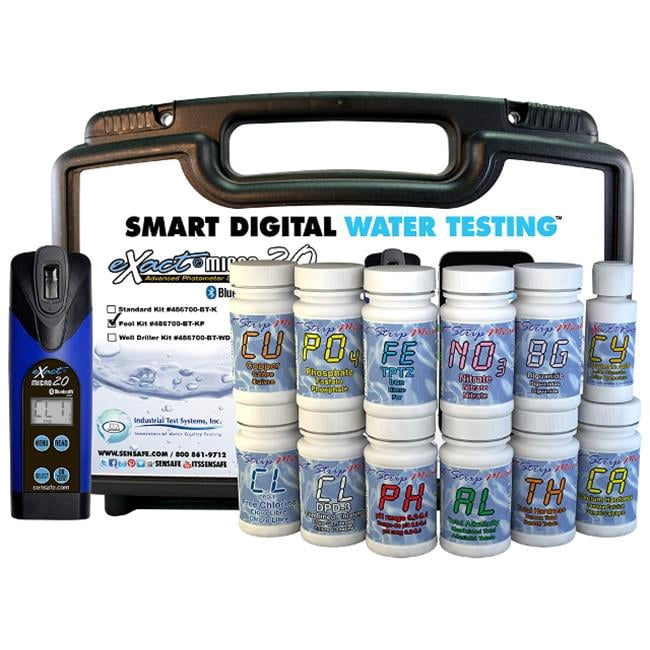 eXact Micro 20 Photometer With Bluetooth Smart Pool Kit - Walmart.com