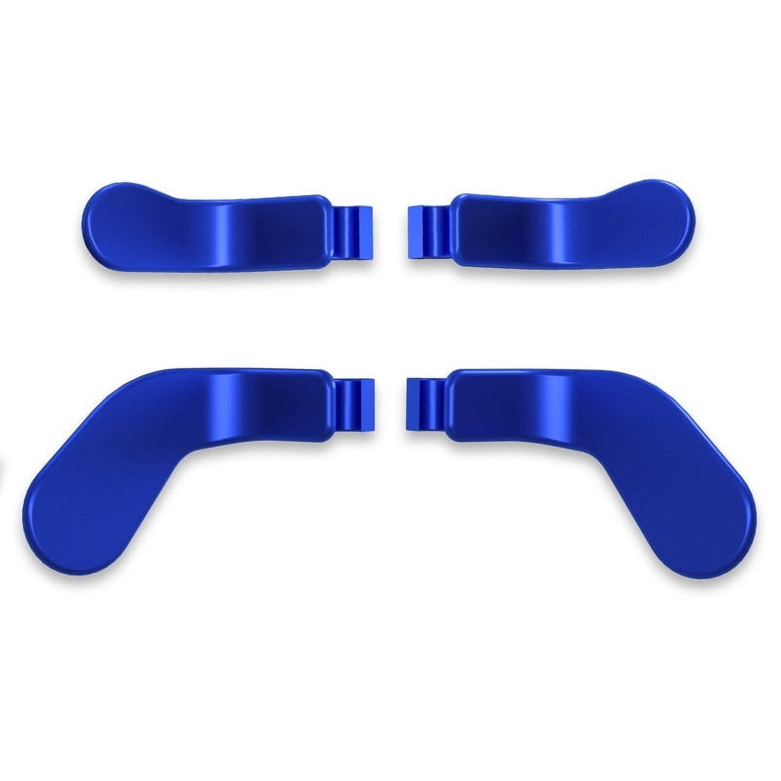 eXtremeRate 4 pcs Metallic Blue Stainless Steel Paddles, Replacement ...