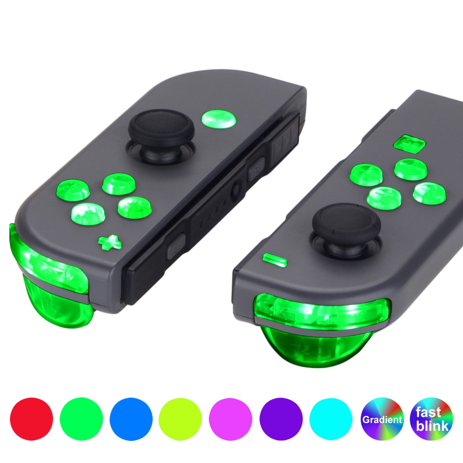 eXtremeRate 7 Colors 9 Modes DFS LED Kit ABXY Trigger Face Buttons for ...