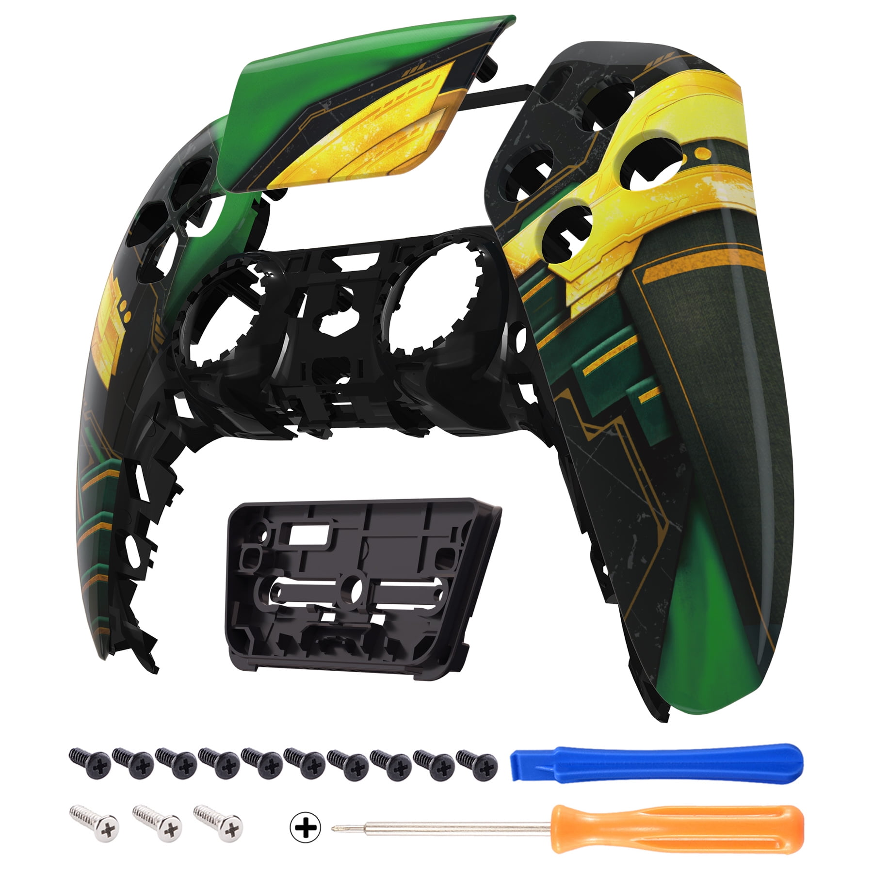 eXtremeRate Armor of Ragnarok Touchpad Front Housing Shell Compatible ...