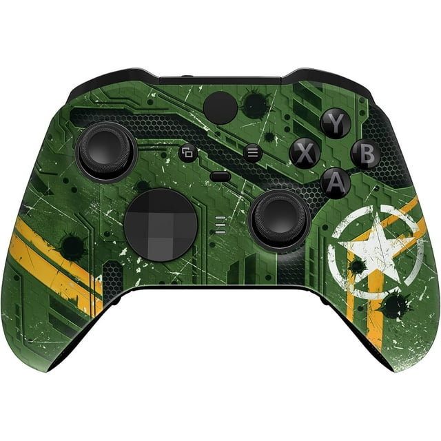 eXtremeRate Army Mecha Replacement Faceplate Cover for Xbox One Elite ...
