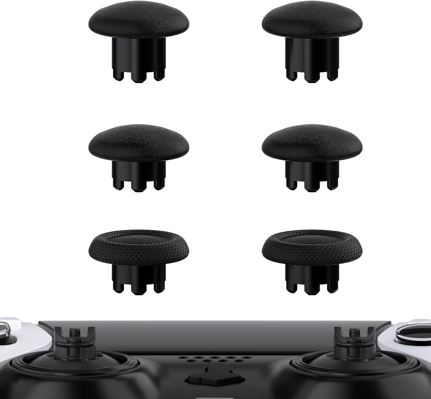 eXtremeRate Black Replacement Swappable Thumbsticks for PS5 Edge ...