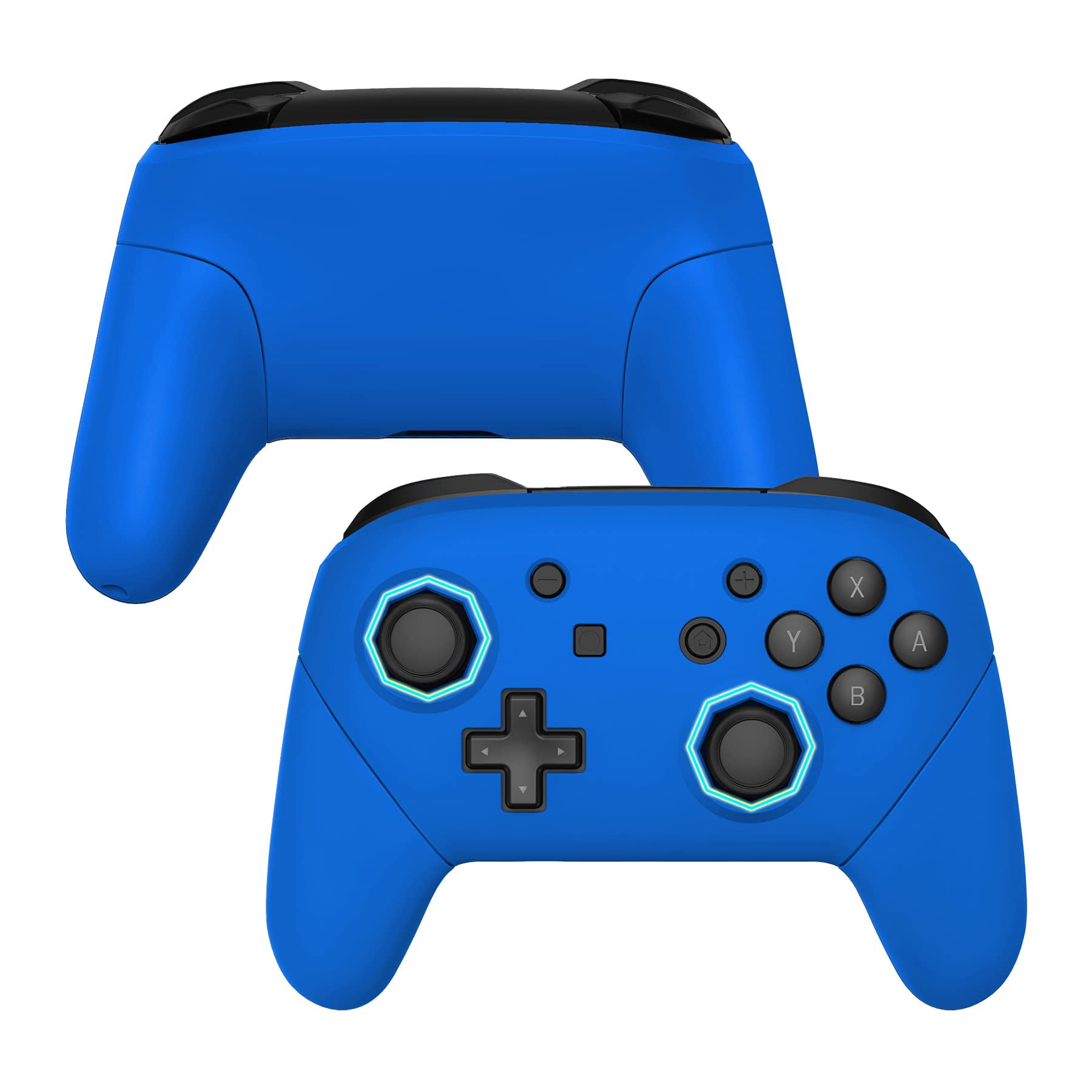 eXtremeRate Blue Faceplate Backplate Handles Cover, Octagonal Gated ...