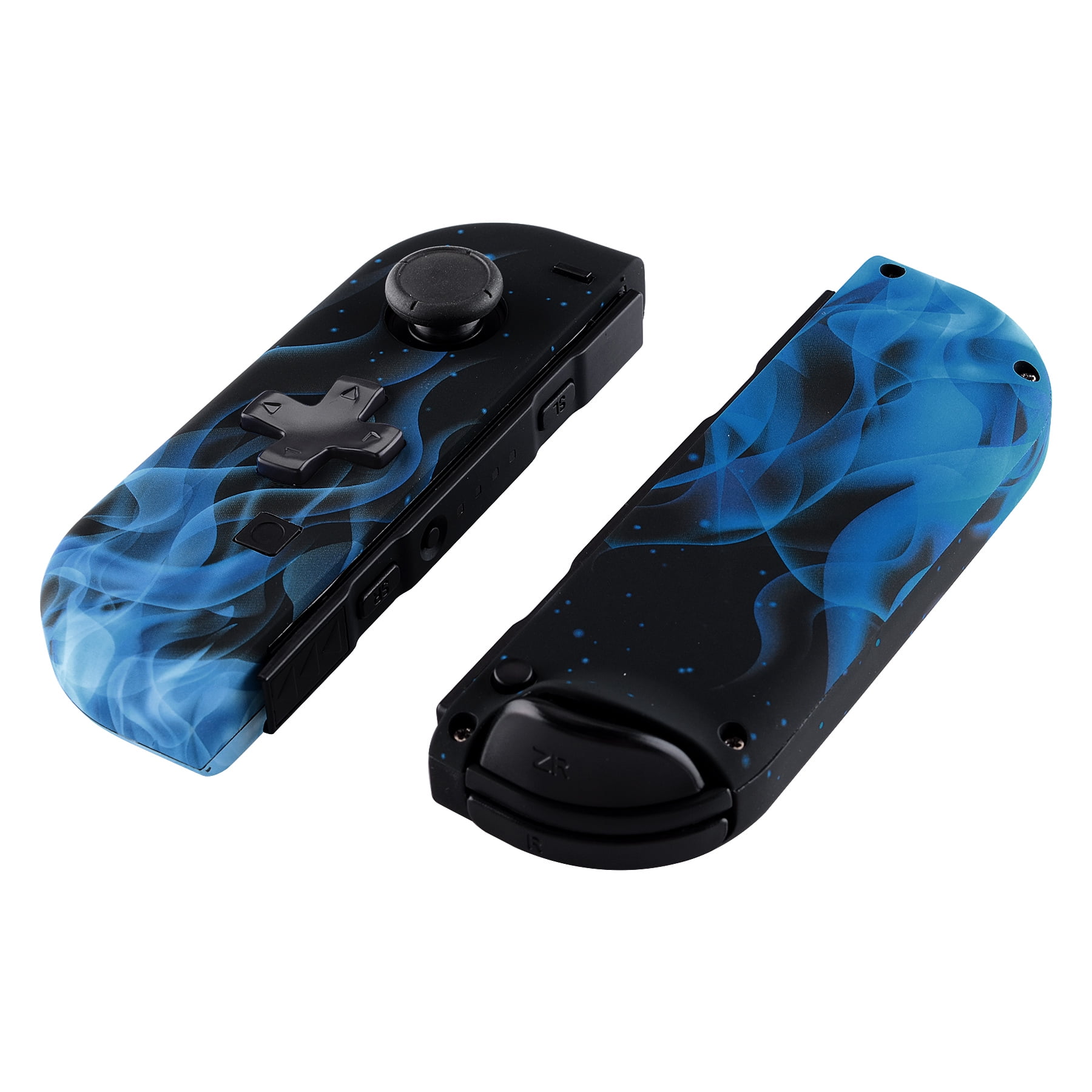 eXtremeRate Blue Flame Replacement Housing Shell w/Full Set Buttons for ...