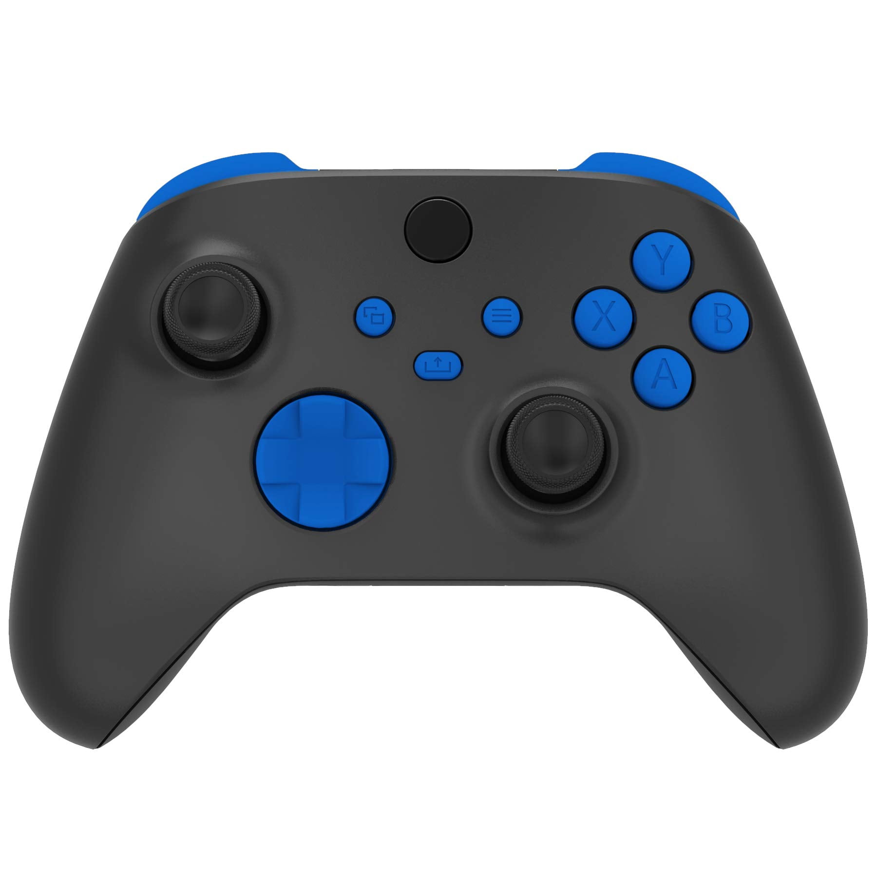 eXtremeRate Blue Replacement Buttons LB RB LT RT Bumpers Triggers D-pad ...