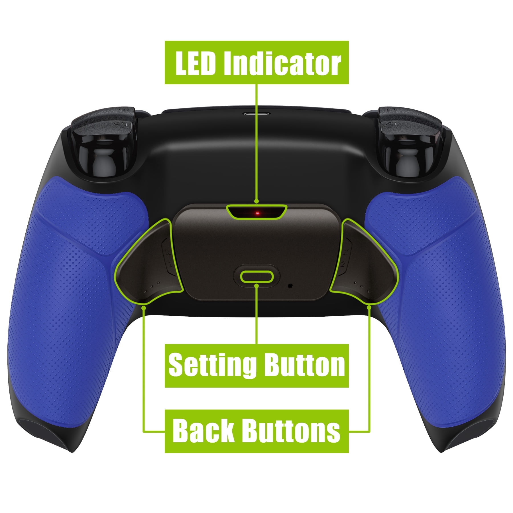 eXtremeRate Blue Rise 2.0 Remap Kit Upgrade Board Back Shell Buttons ...