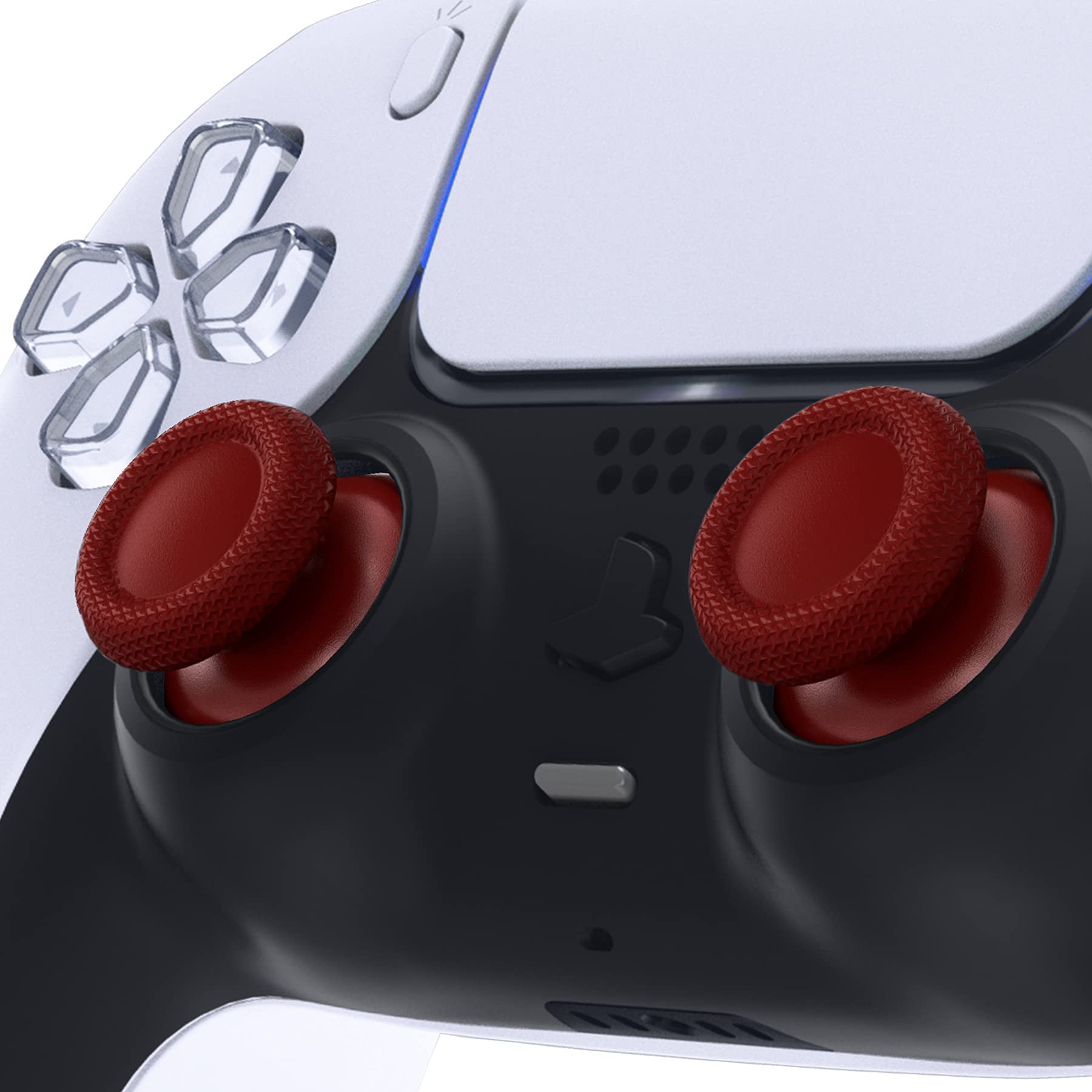 eXtremeRate Carmine Red Replacement Thumbsticks Analog Stick Joystick ...