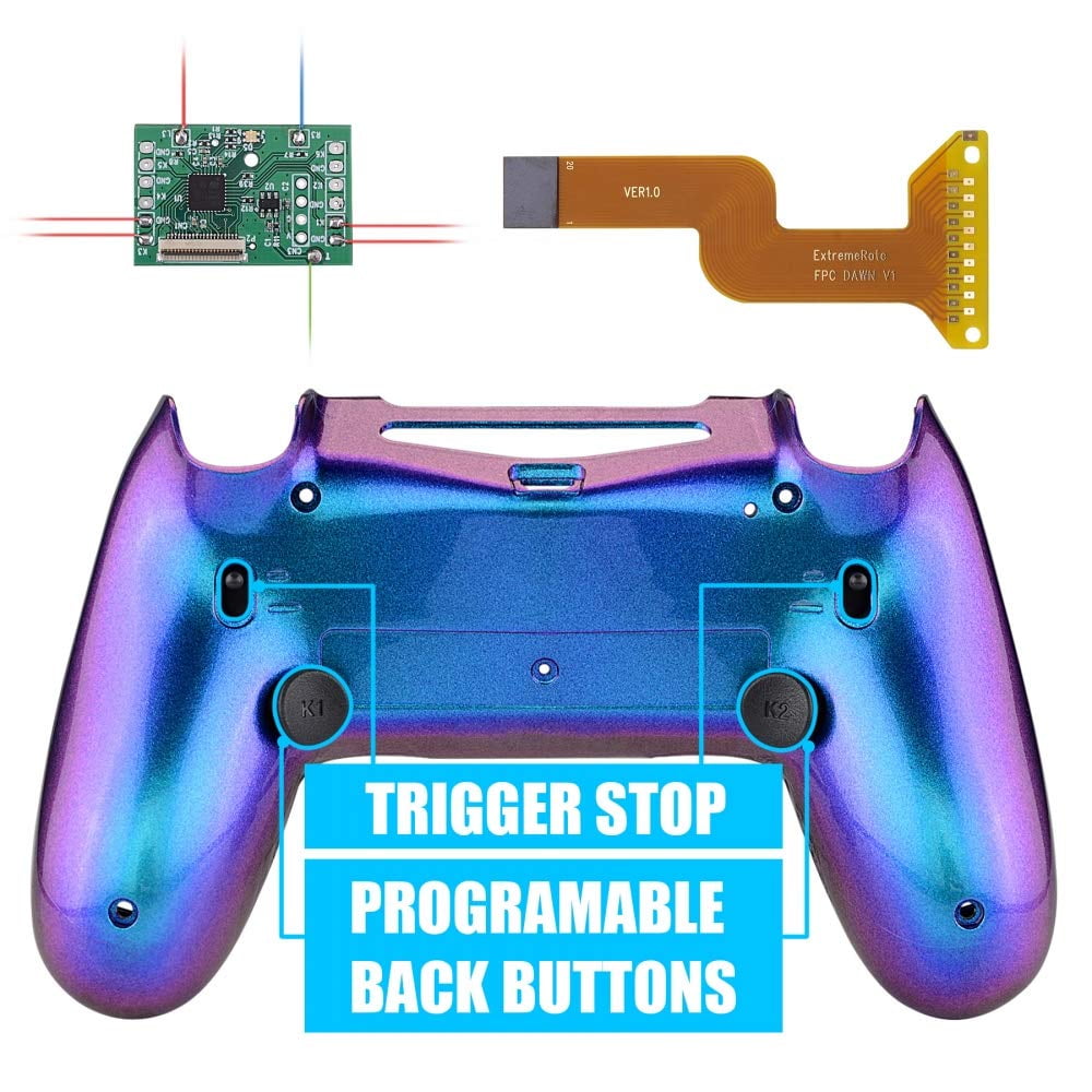 eXtremeRate Chameleon Dawn 2.0 FlashShot Trigger Stop Remap Kit for PS4 CUH-ZCT2 Controller ...