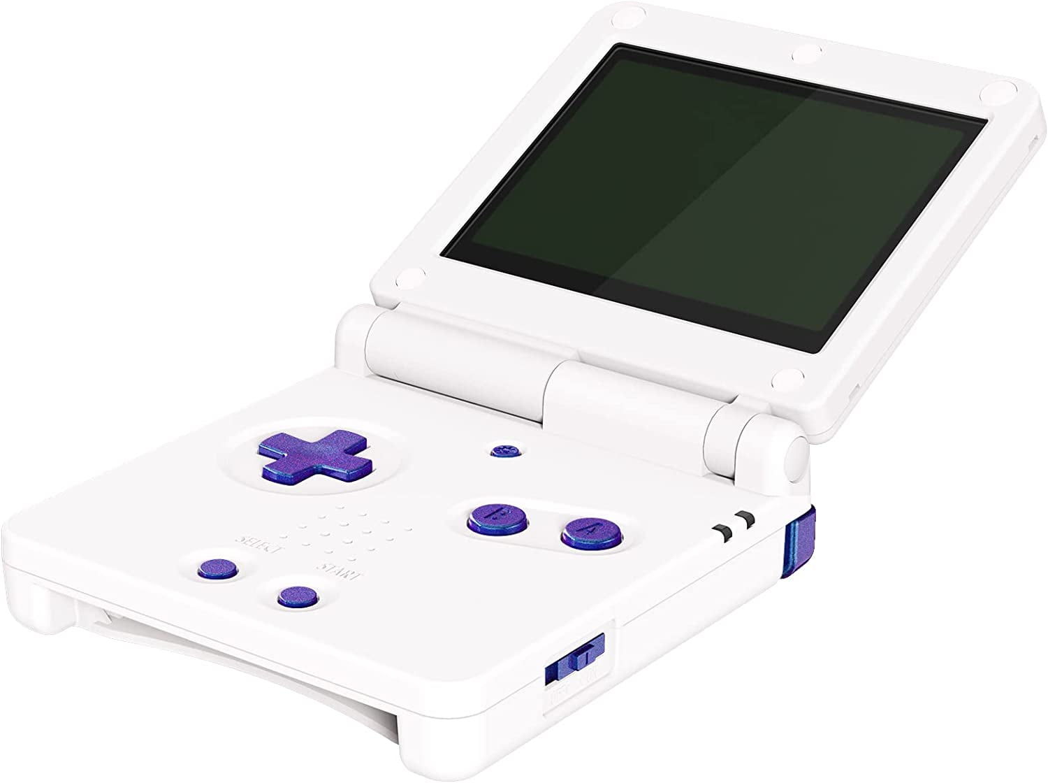 eXtremeRate Chameleon Purple Blue Glossy Custom Full Set Buttons for ...