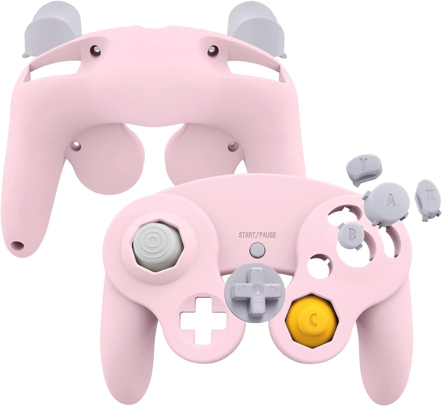 eXtremeRate Cherry Blossoms Pink Replacement Faceplate Backplate w ...