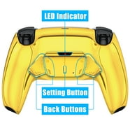 eXtremeRate Colorful Dpad Thumbsticks Chrome Gold Buttons DTF V3 LED ...
