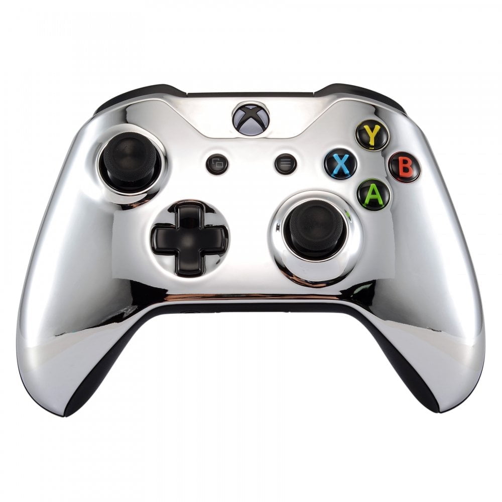 eXtremeRate Chrome Silver Edition Front Housing Shell for Xbox One ...