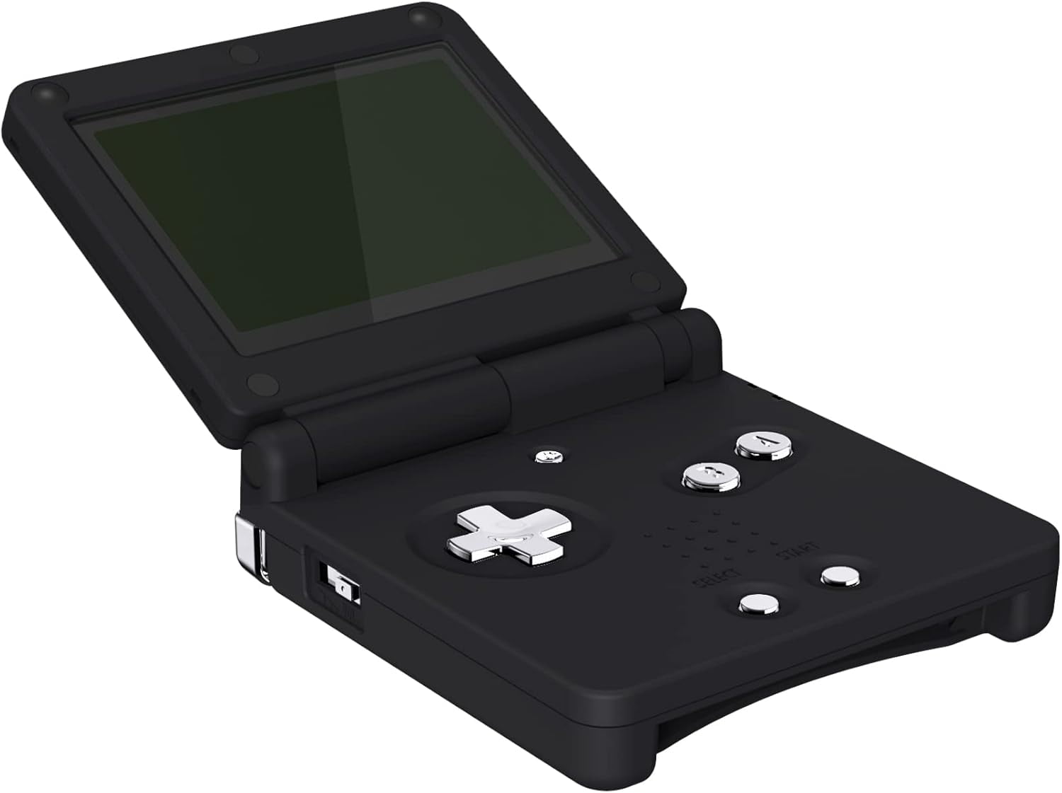 eXtremeRate Chrome Silver Glossy Custom Full Set Buttons for Gameboy ...