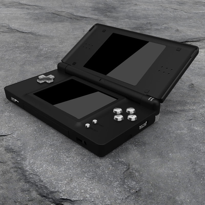 eXtremeRate Chrome Silver Replacement Full Set Buttons for Nintendo DS ...