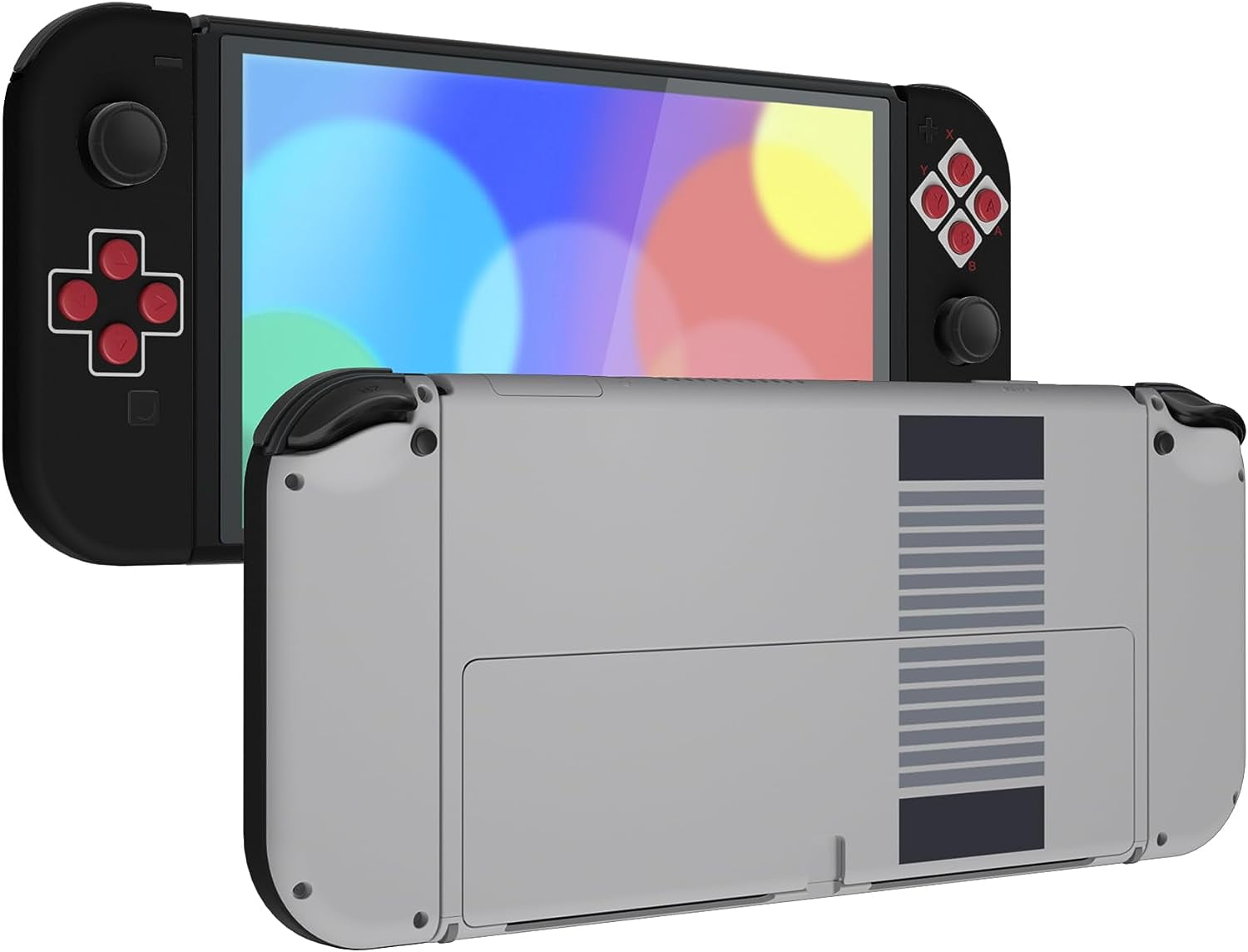 eXtremeRate Classic NES Style Full Set Shell Replacement Backplate ...