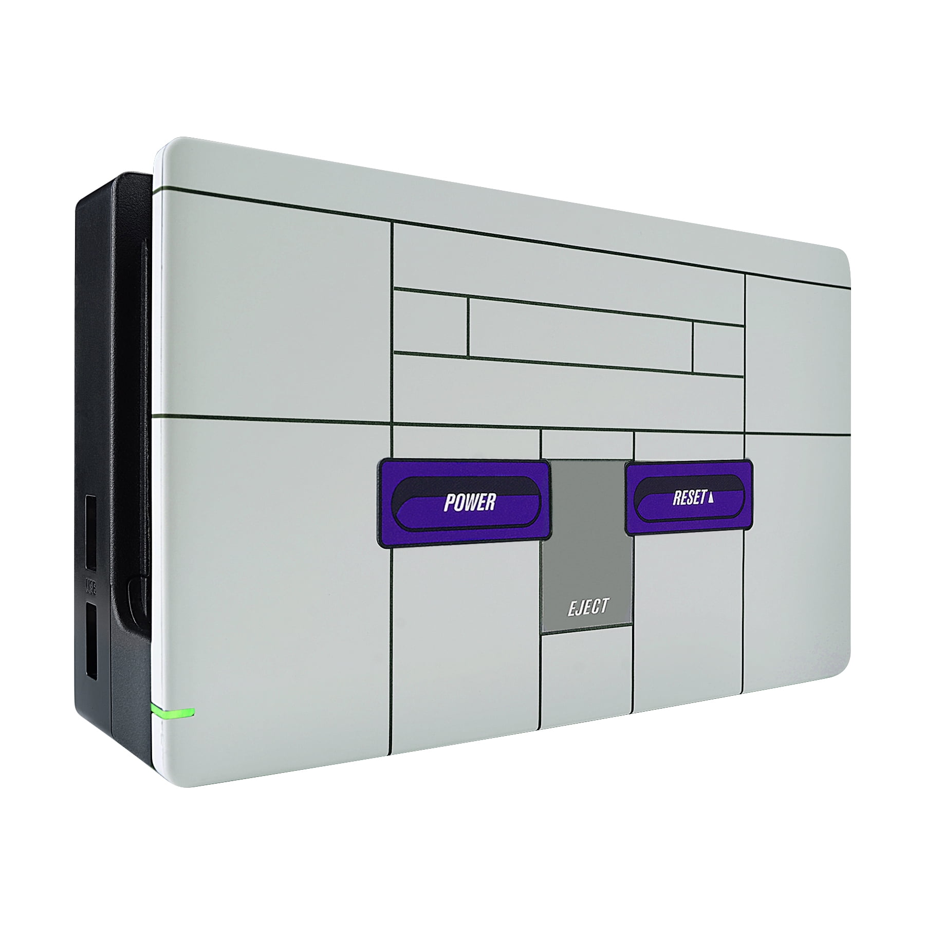 eXtremeRate Classics SNES Style Patterned Faceplate Replacement Housing ...