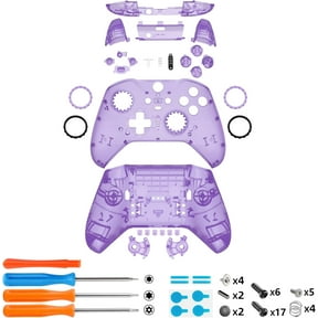 eXtremeRate Clear Blue Replacement Faceplate Front Housing Shell for ...