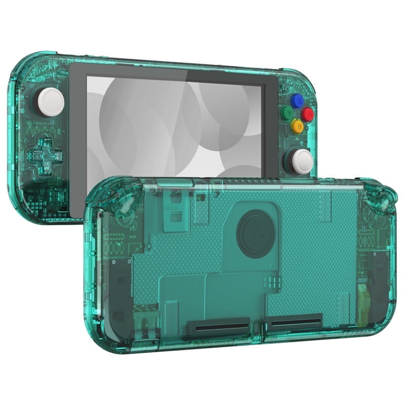 eXtremeRate Crystal Emerald Green DIY Replacement Shell for Nintendo ...