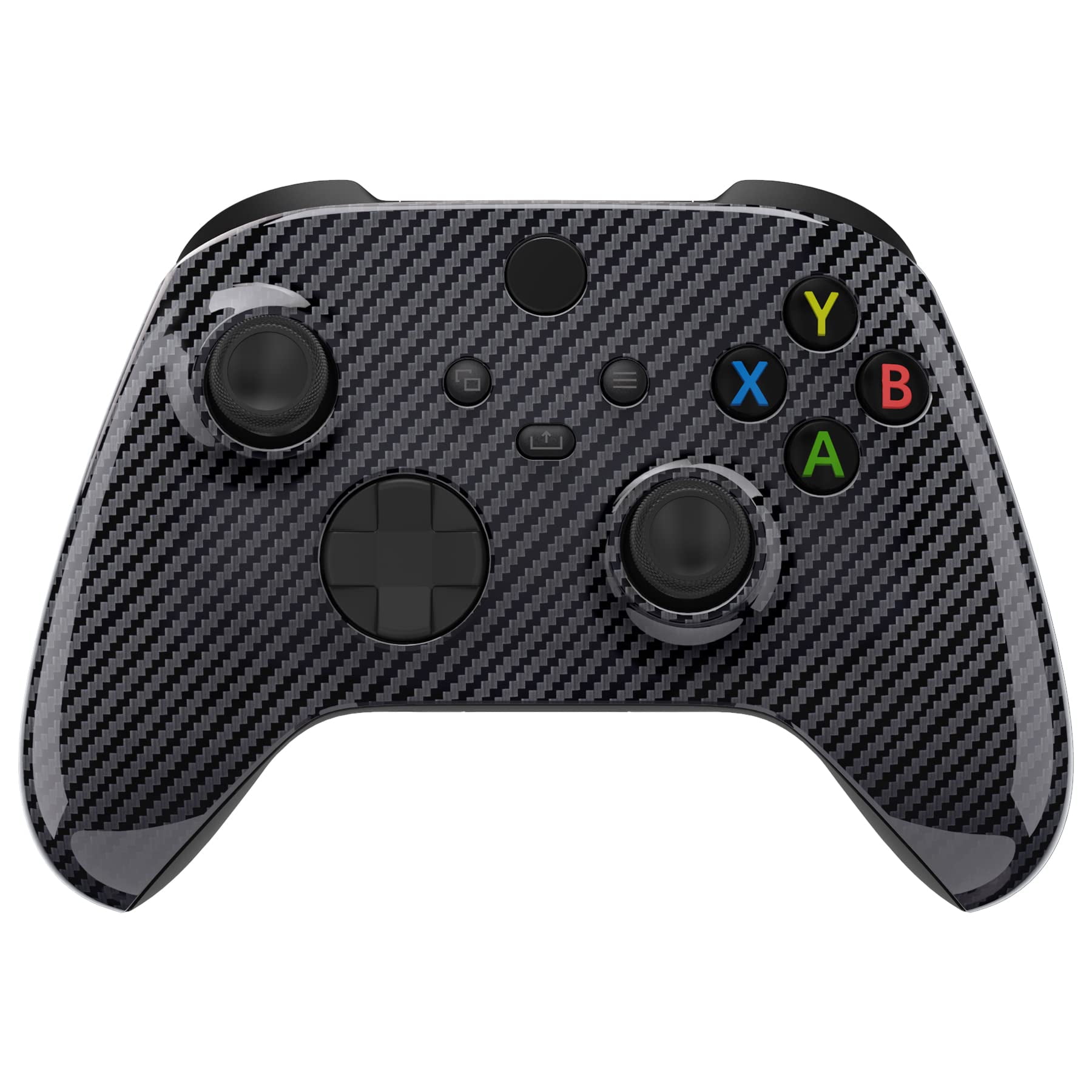 eXtremeRate Custom Shell Graphite Carbon Fiber Pattern Front Housing ...