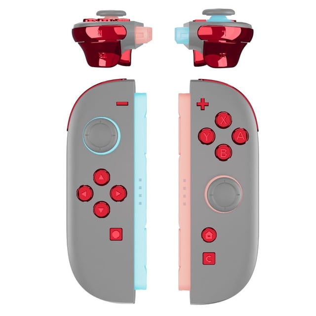 eXtremeRate DIY Button Set for Nintendo Switch 2 Joy-Con - Full ABXY, D ...