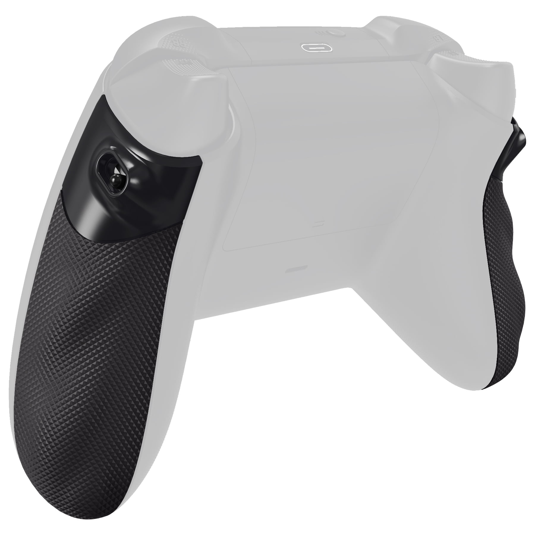eXtremeRate Diamond Textured Solid Black Rubberized Grips Trigger for ...