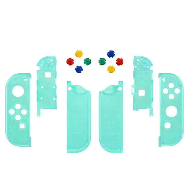 eXtremeRate Emerald Green Housing w/Full Set Buttons Replacement Shell ...