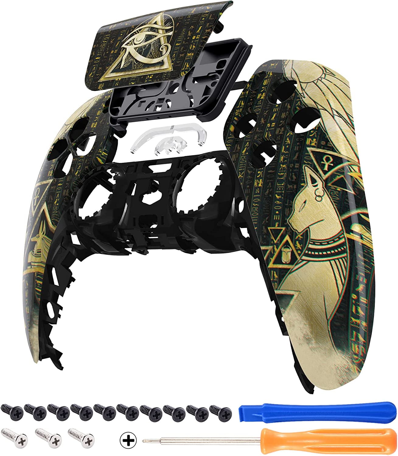 eXtremeRate Eye of Providence Pyramid Touchpad Front Housing Shell ...