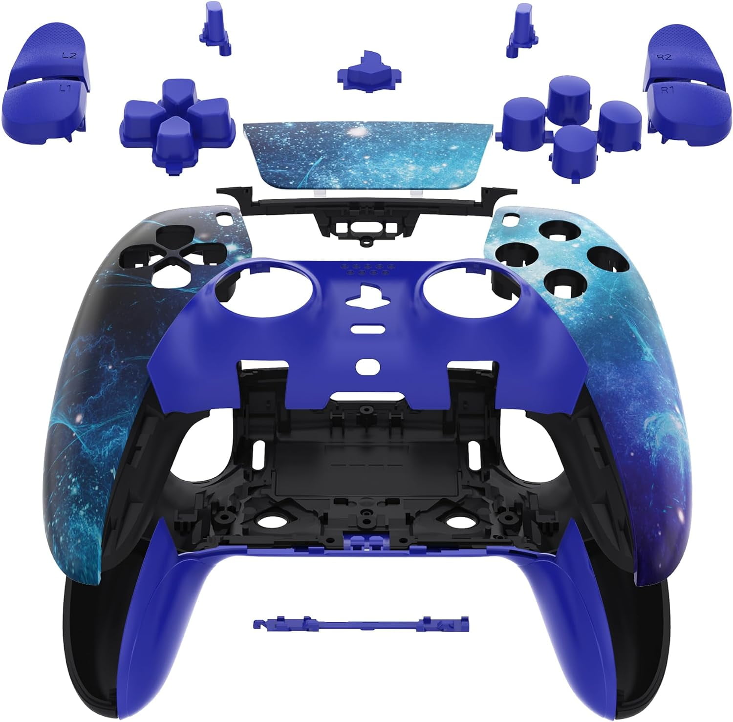 eXtremeRate Full Set Housing Shell with Buttons Touchpad Cover ...