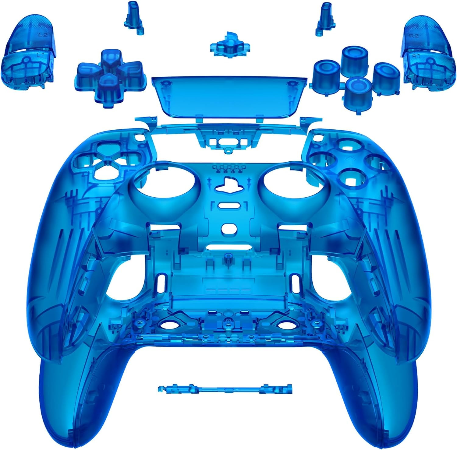 eXtremeRate Full Set Housing Shell with Buttons Touchpad Cover ...