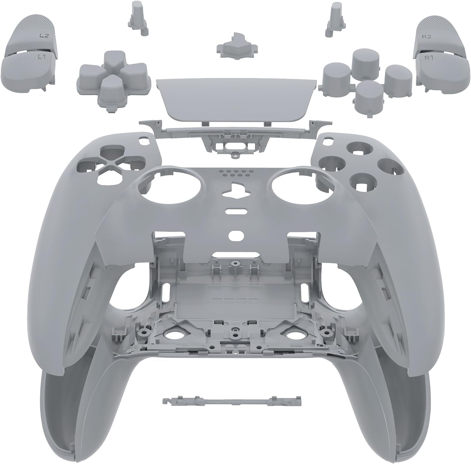 eXtremeRate Full Set Housing Shell w/ Buttons Touchpad Cover Compatible ...