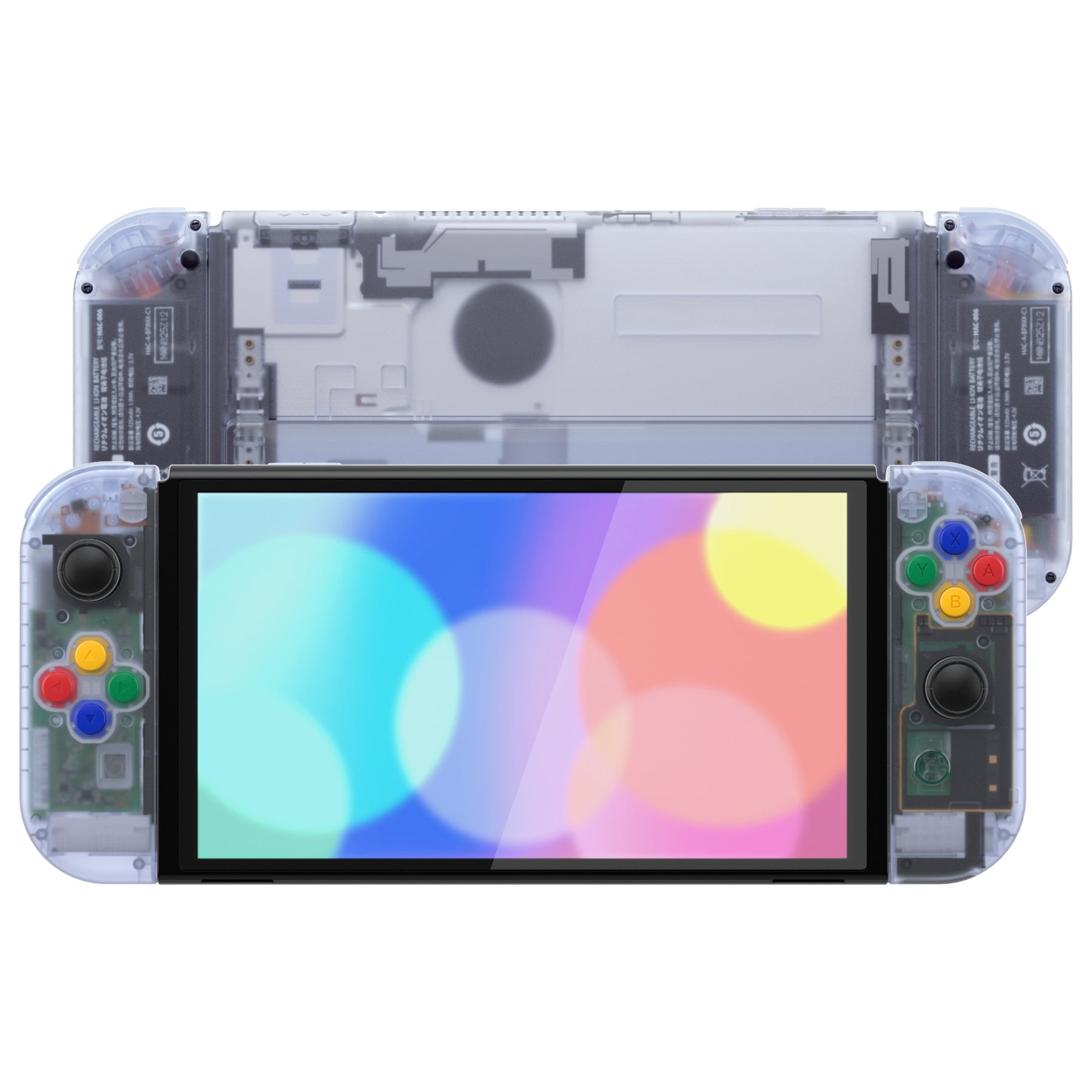 eXtremeRate Glacier Blue Joycon Repair Back Housing Accessories Parts ...