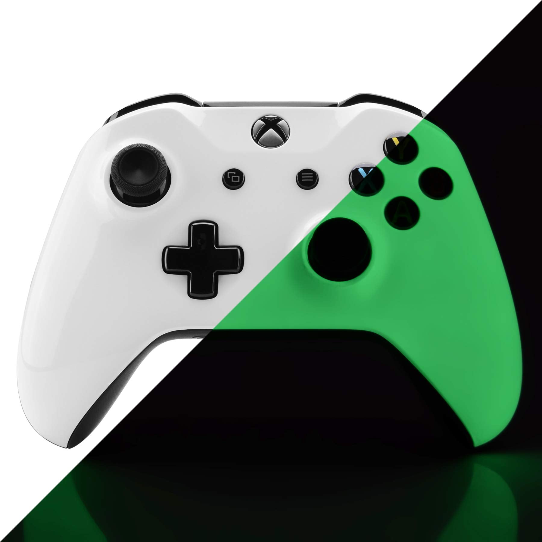 eXtremeRate Glow in The Dark Faceplate Front Housing Replacement Kit ...