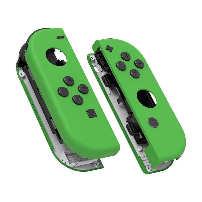 eXtremeRate Green Grip Joy-Con Controller Replacement Housing Shell ...