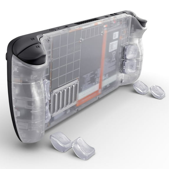 eXtremeRate Interchangeable Back Shell for Steam Deck LCD/OLED - w/ 4 ...